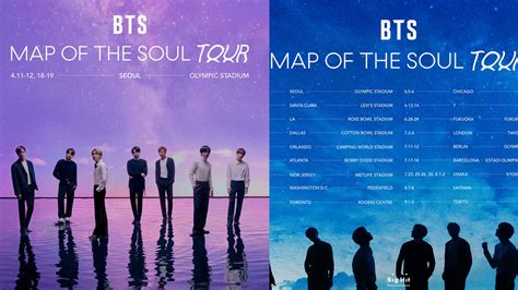 Bts Map Of The Soul 7 Tour Schedule Tour Look