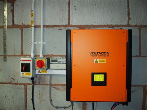 One Of The First Hybrid Solar Inverters Installed In The Uk