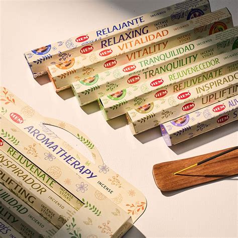 Hem 헴 아로마테라피 컬렉션 기프트 선물 세트 인센스 스틱 6종 120개입 감도 깊은 취향 셀렉트샵 29cm