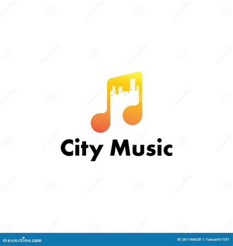 Music Logo Design Concept Vector Stock Illustration Illustration Of