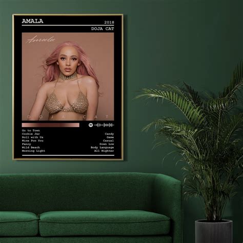 Doja Cat Poster Print Amala Album Poster Music Poster Album Cover