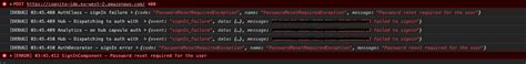 Passwordresetrequiredexception Not Handled In The Amplify Authenticator