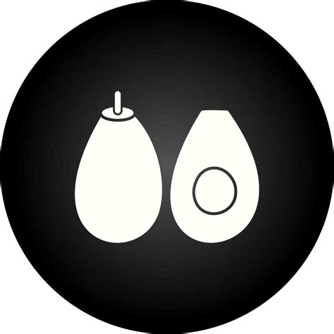Icono De Vector De Aguacate 23347458 Vector En Vecteezy