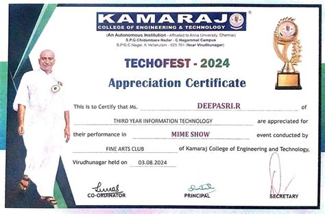 Deepasri R On Linkedin Excited To Share That Our Team Received