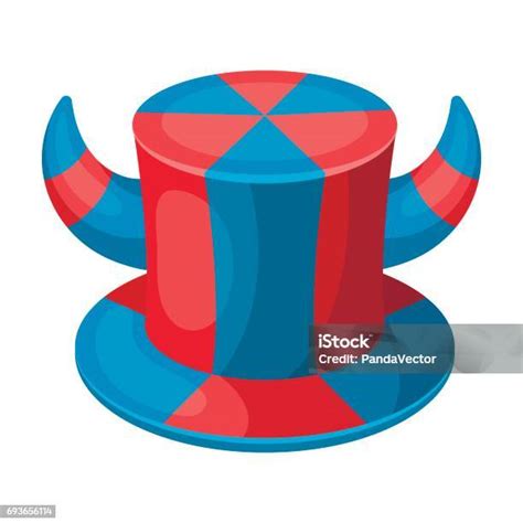 경적을 가진 팬의 모자입니다 팬 아이콘 만화 스타일 벡터 기호 재고 일러스트 레이 션에 단일 Championship에 대한 스톡