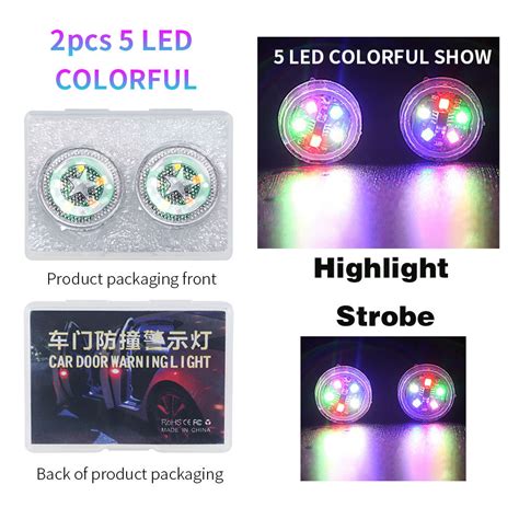 ไฟกันชน Led อเนกประสงค์ ไฟสัญญาณเตือนกระพริบเซ็นเซอร์แม่เหล็กสำหรับเปิด