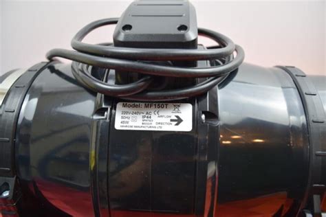 Manrose Mf100t 4 Inch Inline Duct Fan With Timer Techno Systems