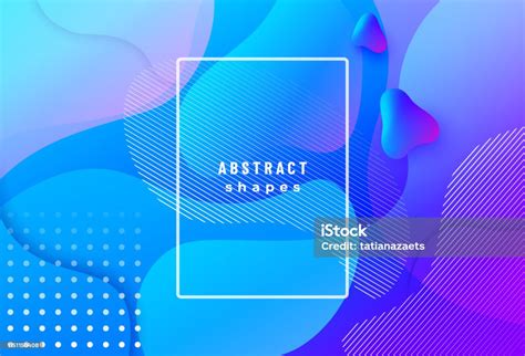 모션 동적 스타일에서 유체 액체 모양의 그라데이션 기하학적 배경 포스터 배너 보고서 그림에 대 한 벡터 패턴 디자인 모양에 대한