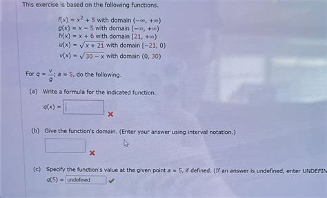 solved this exercise is based on the following