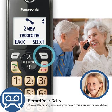 Panasonic Cordless Phone With Answering Machine Advanced Call Block