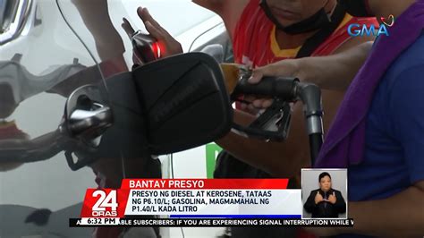 Presyo Ng Diesel At Kerosene Tataas Ng P610lgasolina Magmamahal Ng