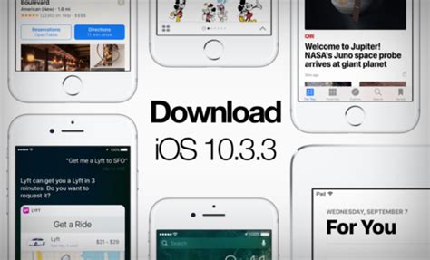 Download IOS 10 3 3 Software Update For IPhone IPad