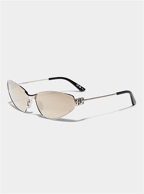 Narrow Cat Eye Sunglasses Balenciaga Simons