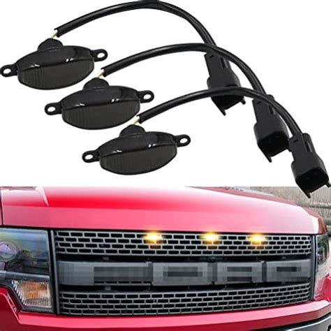 NJSBYL LED Side Marker Lamps For 2010 2014 Ford F150 SVT Raptor Pick Up
