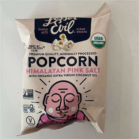 Lesser Evil Snacks Popcorn Himalayan Pink Salt Reviews Abillion