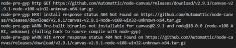 Add Node 18 Prebuilds · Issue 2025 · Automatticnode Canvas · Github