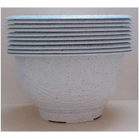 10 Chậu Nhựa Trồng Hoa Cây Cảnh Giả Đá Trắng T38 Giá Rẻ Nhất Tháng 112024