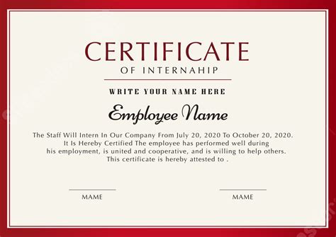 Gold Certificate Ship Internship University Abstract Elegant Modern