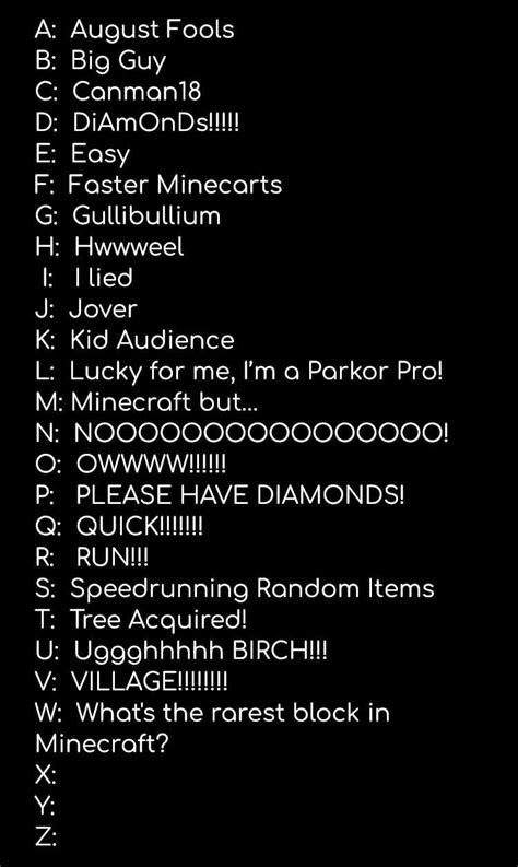 Whats The Rarest Block In ‎‎‎‎‎minecraft Wins X Is For R Camman18