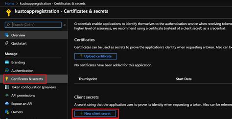 Create An Azure AD Application In Azure Data Explorer Microsoft Learn