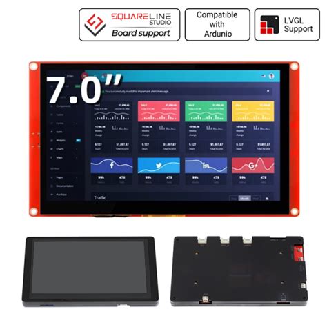 esp32 display 7 0 inch hmi display 800x480 rgb tft lcd touch screen