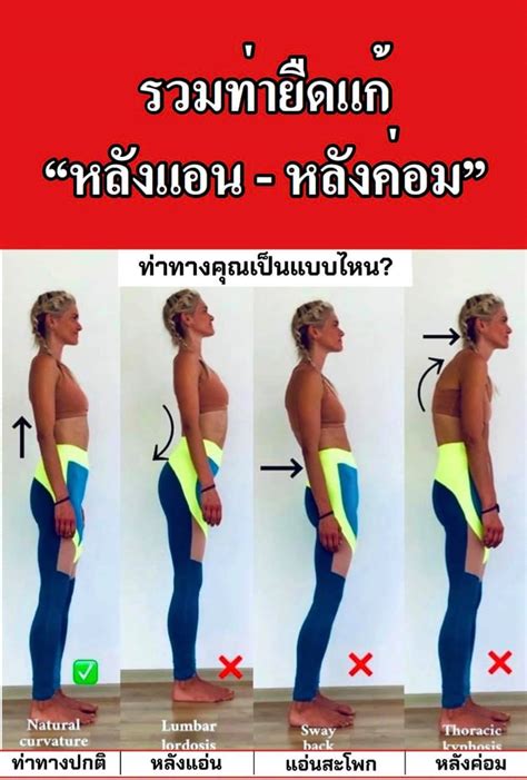 รวมท่ายืดแก้ หลังแอ่น แอ่นสะโพก พีซ คลินิกกายภาพบำบัด Facebook