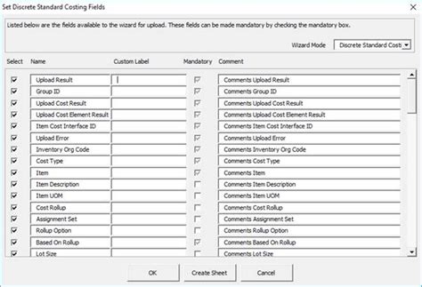 Customize Fields