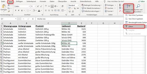 filtern tipps und tricks in excel pcs campus