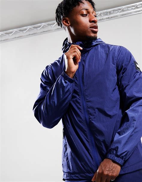 Weekend Offender Technician Overshirt Bright Navy Terraces Menswear