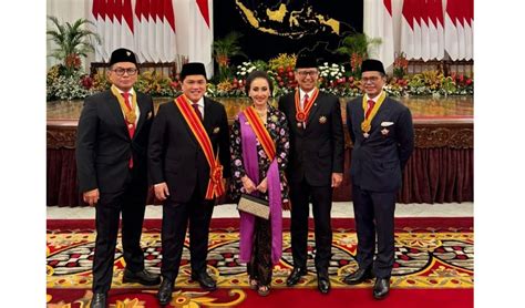 Putri Kus Wisnu Wardani Dapat Penghargaan Bintang Mahaputra Adipradana
