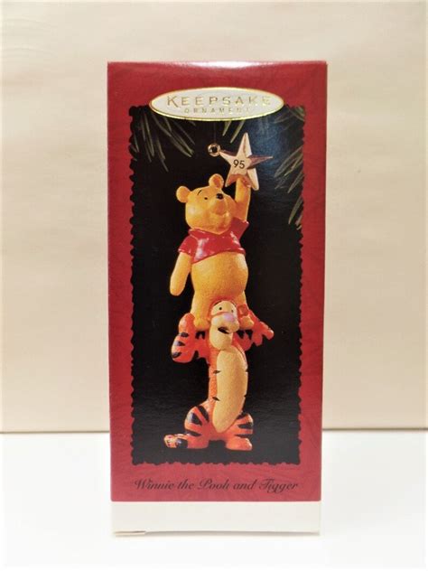 Hallmark Winnie The Pooh And Tigger Christmas Ornament 1995 Etsy