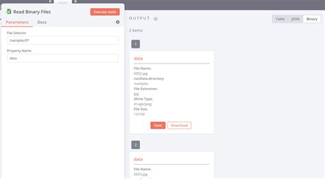 Inconsistency In The Read Binary Files And Webhook Trigger Nodes For Binary Data Output
