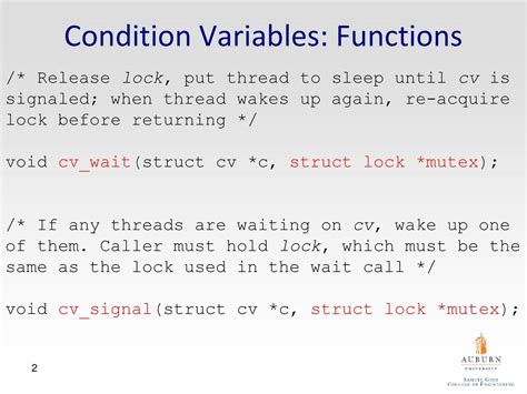 Auburn University Comp 3500 Introduction To Operating Systems Project 3