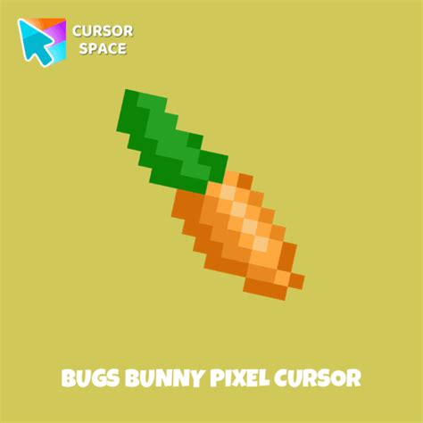 Cute Cursor Bugs Bunny Pixel Cursor Pack Cursor Space