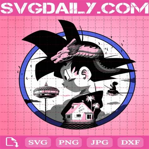 Goku Anime Svg Son Goku Svg Svgdaily Daily Free Premium Svg Files