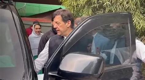 Imran Khans Convoy Meets With Accident En Route Islamabad। Sangbad