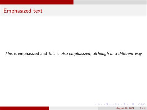 Your Beamer Guide To Text Formatting LaTeX Beamer
