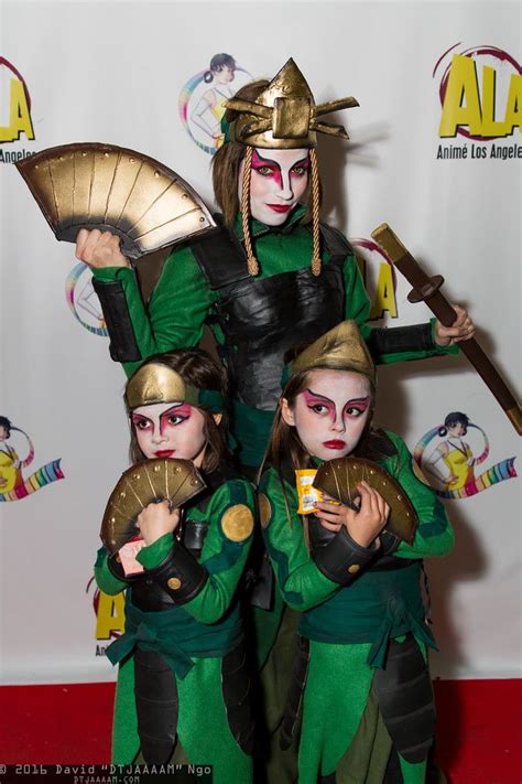 Kyoshi Warriors And Suki Avatar Cosplay Kyoshi Warrior Cosplay Anime
