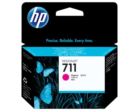Cartucho De Tinta HP 711 Magenta DesignJet De 29 Ml CZ131A Tienda