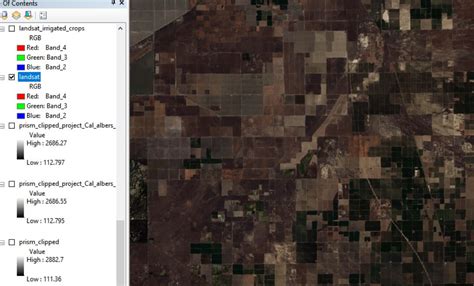 Arcgis Desktop Getting Clipped Landsat Rgb Image To Render Correctly In Arcmap Geographic