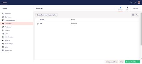 Converters N3o Support