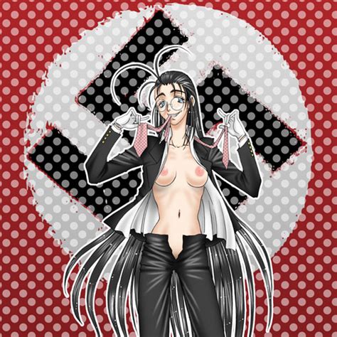 Rule 34 Black Hair Breasts Female Female Only Front View Hellsing