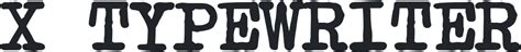 Free Typewriter Fonts