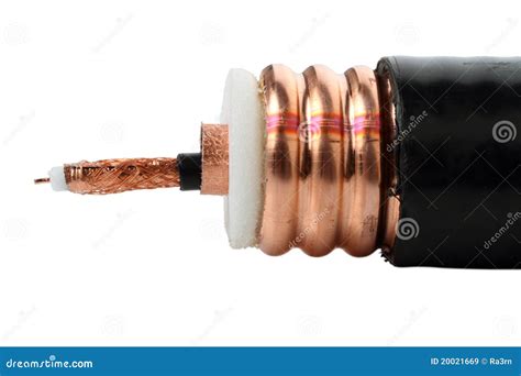 Thin To Thick Coaxial Cable Stock Image Image Of Ordering Television