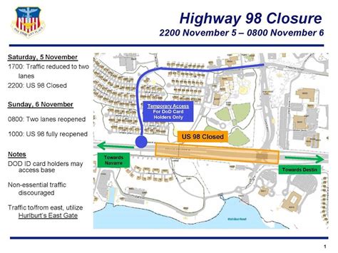 U S 98 In Front Of Hurlburt Field To Close Overnight Saturday To Install Pedestrian Bridge