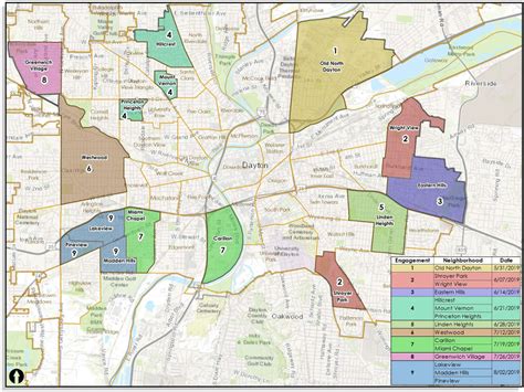 Map Of Dayton Ohio Neighborhoods