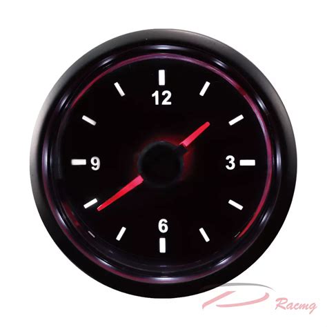 Depo Racing Digital And Analog Clock Gauge Kits Automobile Meter