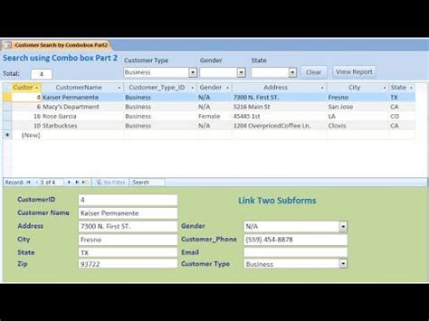 Access How To Create Search Form Using Combo Box Part Artofit