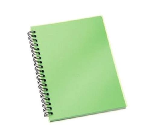 Spiral Paper Notebook Pvc Cover A4 Size 100 Sheets With Soft White Pages Ideal For Notes And