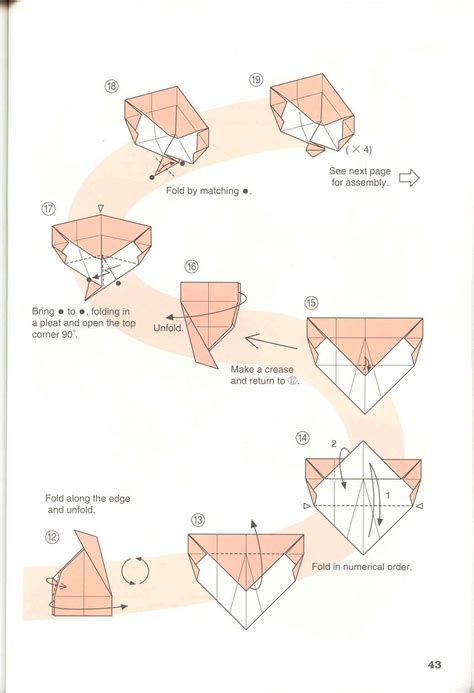 Adobracia Diagrama Do Origami Modular De Caixa Lamp Shaped Bowl